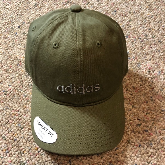 adidas | Accessories | Adidas Womens Contender Baseball Hat Olive ...